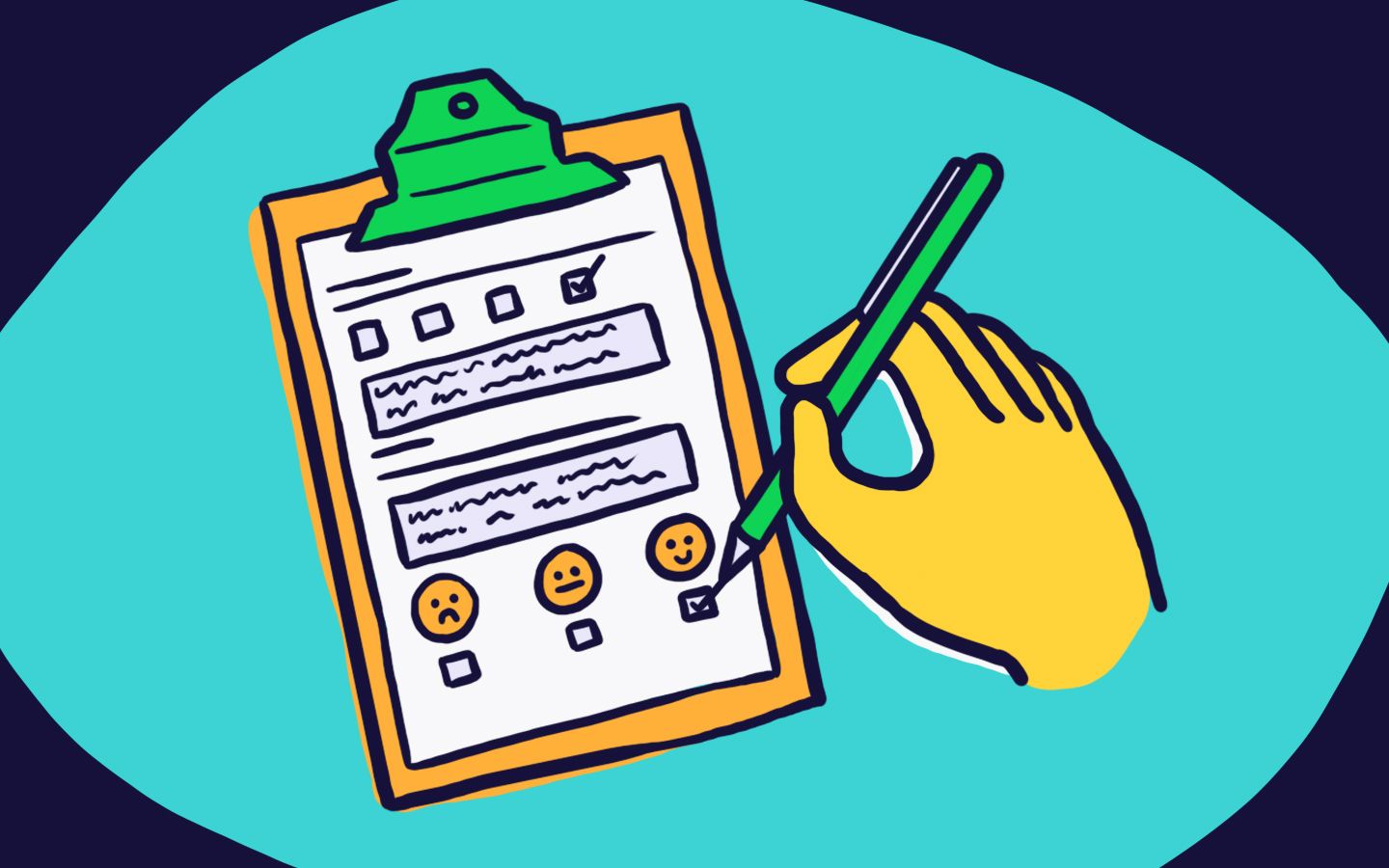 Survey Questionnaire Clipart