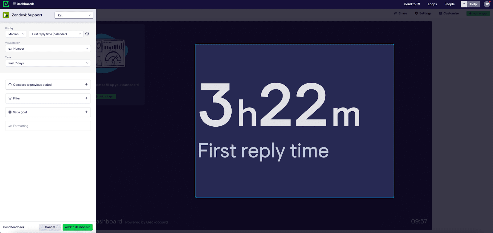 How to auto refresh Zendesk reports | Geckoboard blog
