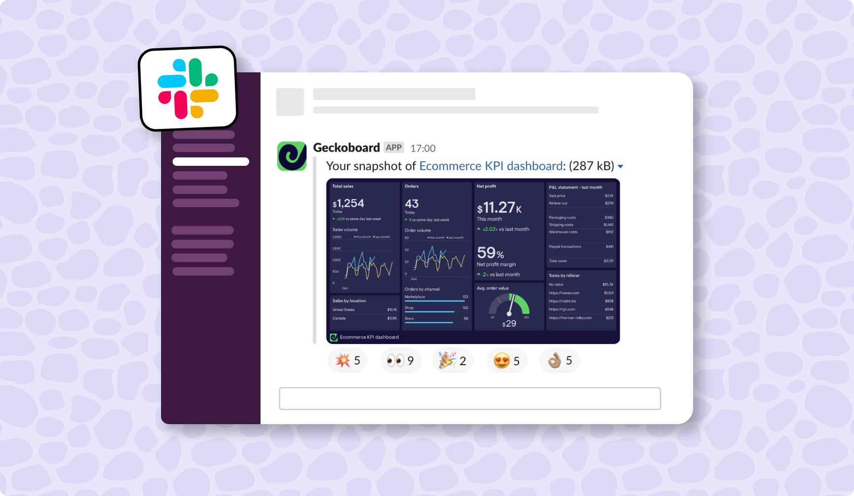 4 Ways to Generate Shopify Reports & Alerts in Slack | Geckoboard blog